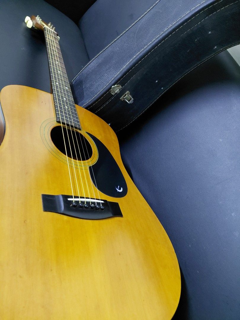 30 year old Gibson guitar by Epiphone model PR200 with hard case ...