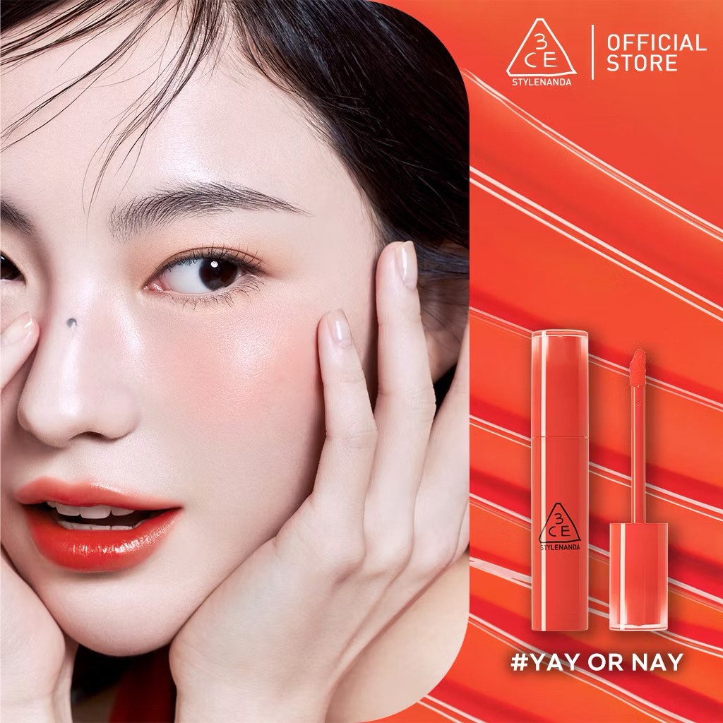 3CE Lazy Pop Stain Yay or Nay Lip Tint, Beauty & Personal Care, Face ...