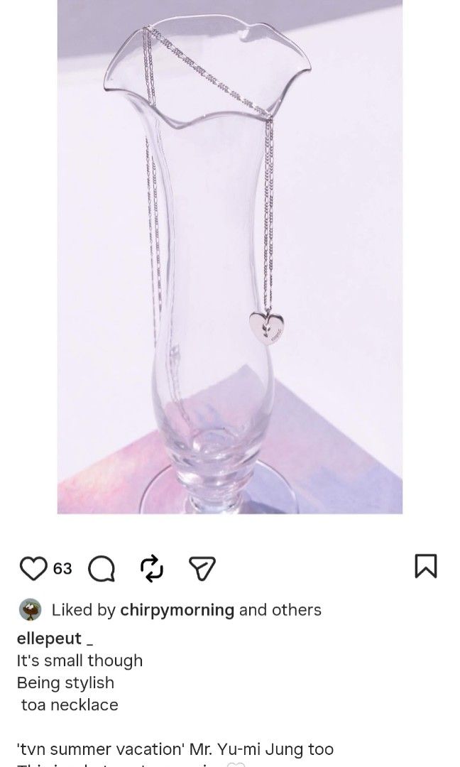 50% off! Brand New Ellepeut 925 Silver Necklace, Hobbies & Toys ...