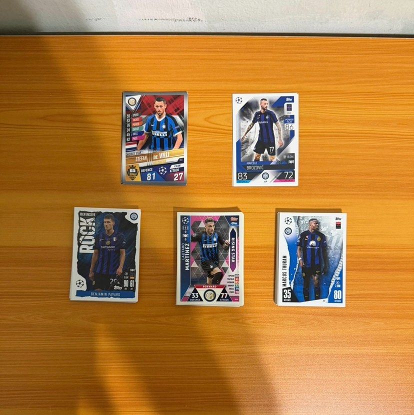 54 Inter Milan Cards - Match Attax, Hobbies & Toys, Toys & Games on ...