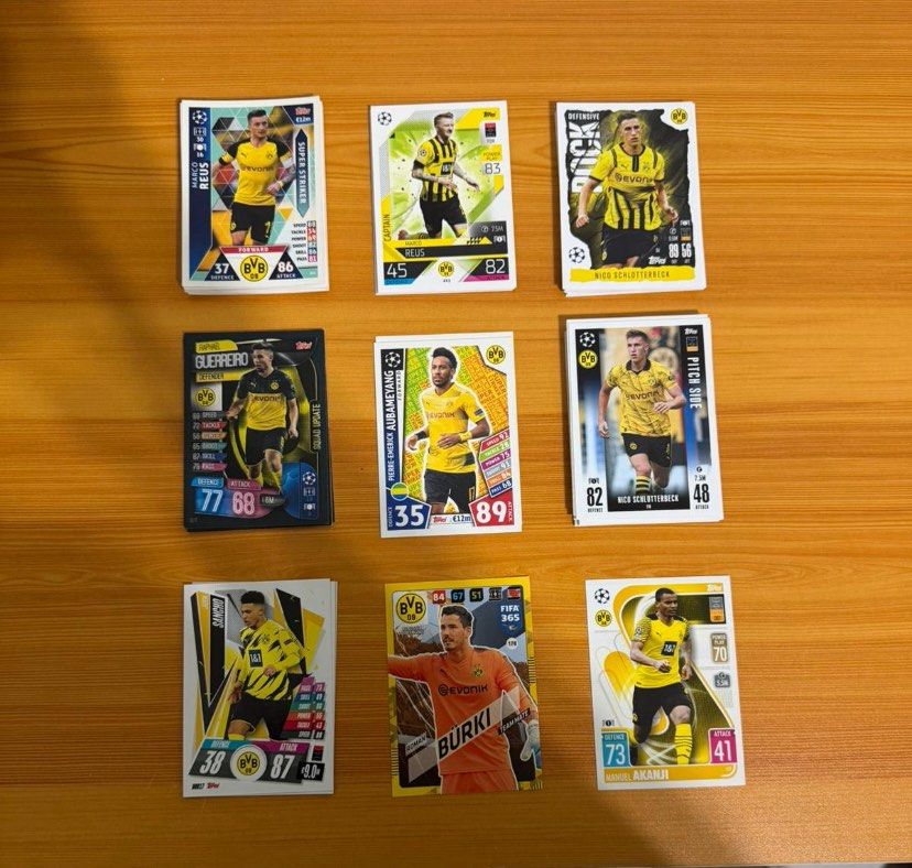 67 Dortmund Cards - Match Attax, Hobbies & Toys, Toys & Games on Carousell