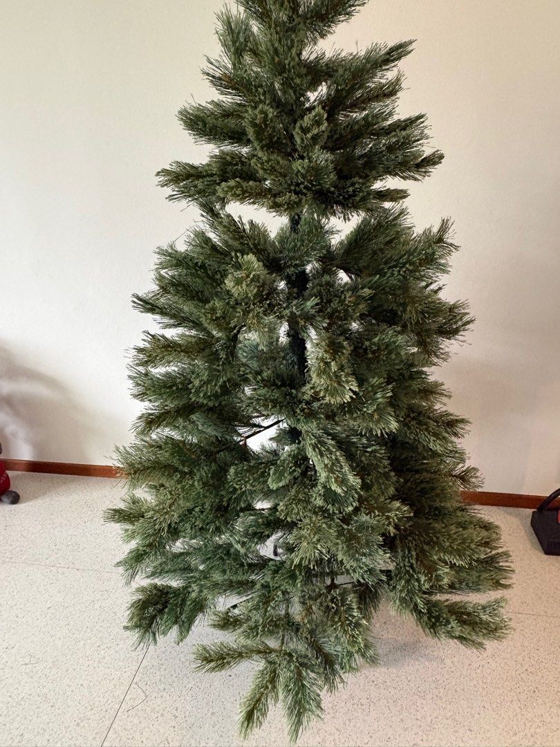 6 ft realistic christmas tree, Furniture & Home Living, Home Decor ...
