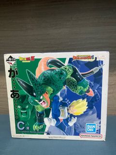 《龍珠一番賞 C賞》Bandai Dragon Ball Z Cell vs Vegeta Figure, 興趣及遊戲, 玩具 & 遊戲類 ...
