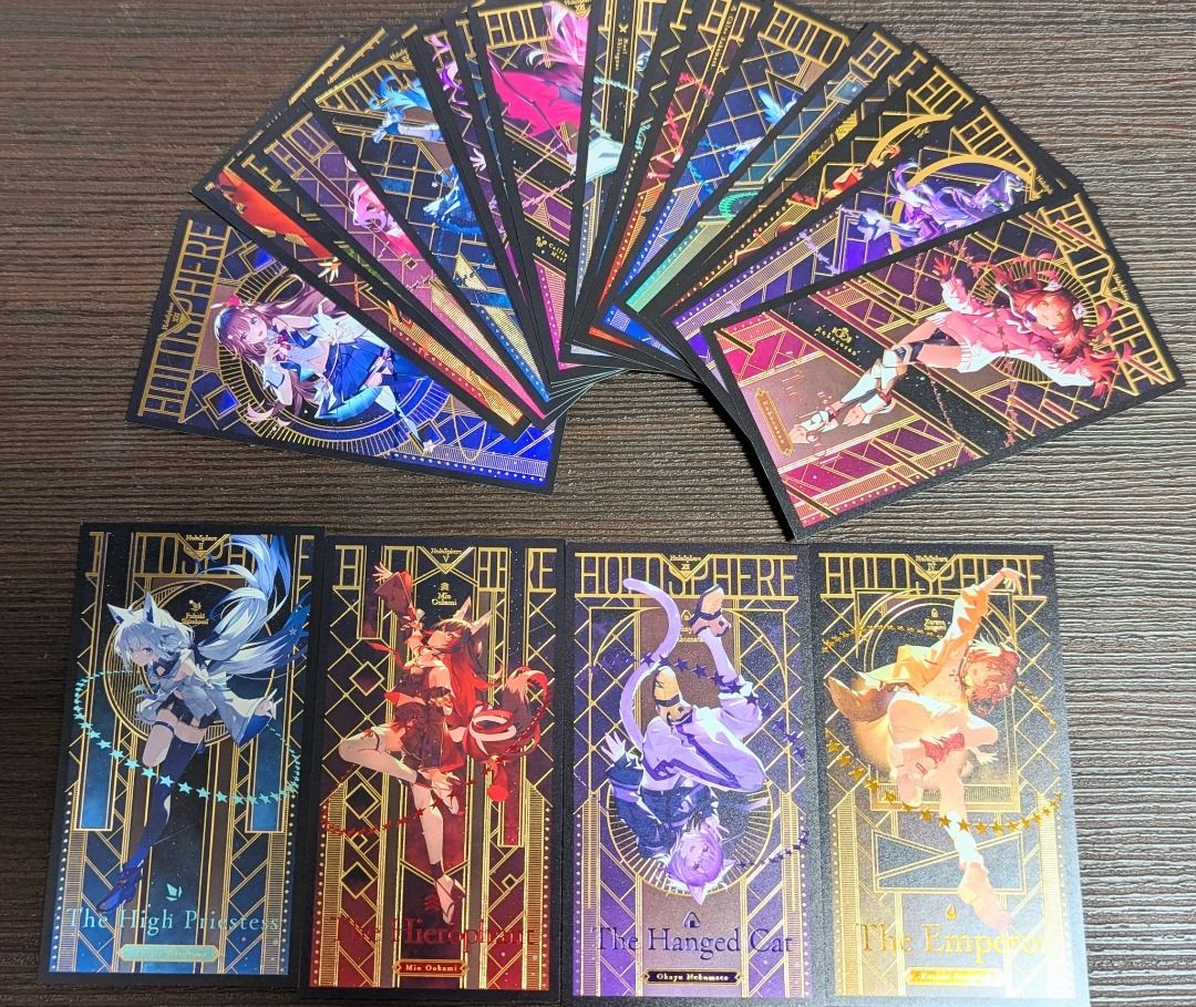 [代購] HOLOLIVE HOLO-SPHERE 塔羅牌 大阿爾克那牌 22張 SET, 興趣及遊戲, 玩具 & 遊戲類 - Carousell