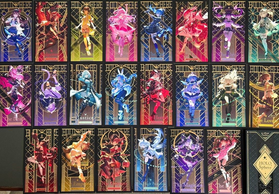 [代購] HOLOLIVE HOLO-SPHERE 塔羅牌 大阿爾克那牌 22張 SET, 興趣及遊戲, 玩具 & 遊戲類 - Carousell