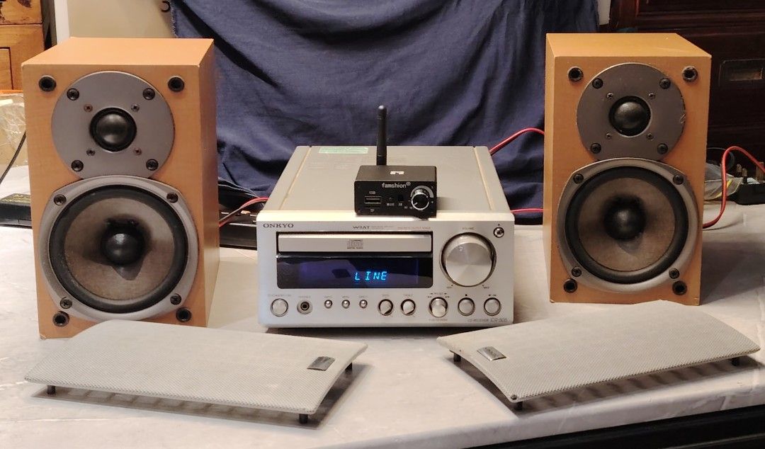 安橋 Onkyo CR505 書架式音響 送藍牙接收器, 音響器材, 音樂播放裝置 MP3及CD Player - Carousell