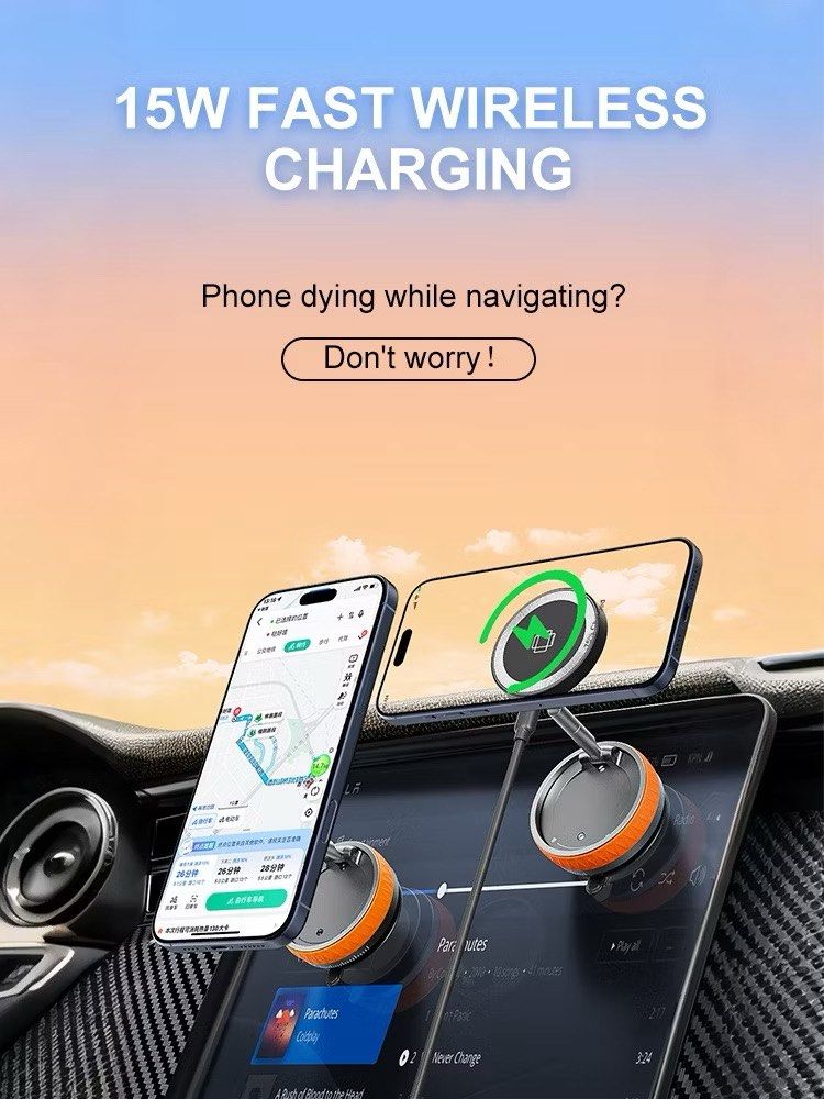 🚗 Premium MagSafe 15W Magnetic Car Phone Stand – Fast Local Delivery ...
