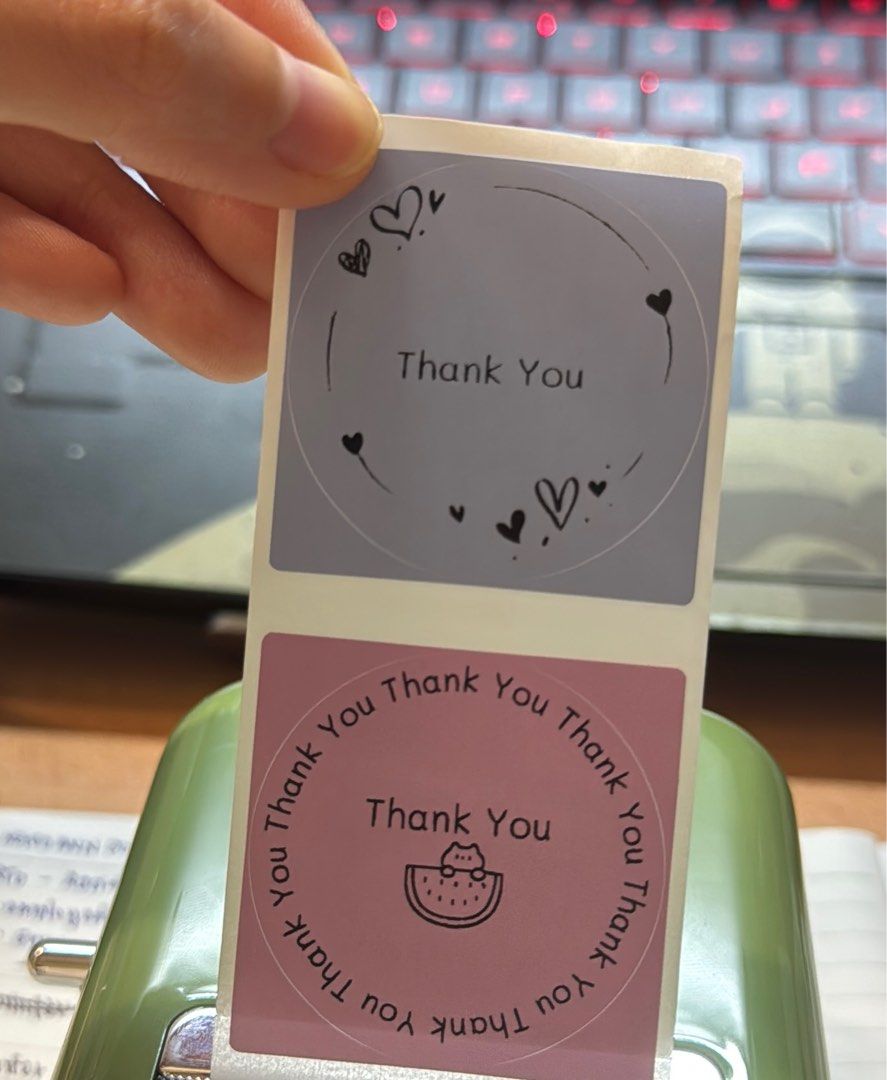 💌 Small Business "Thank You" Sticker Pack (Big 4cm Stickers), Hobbies ...