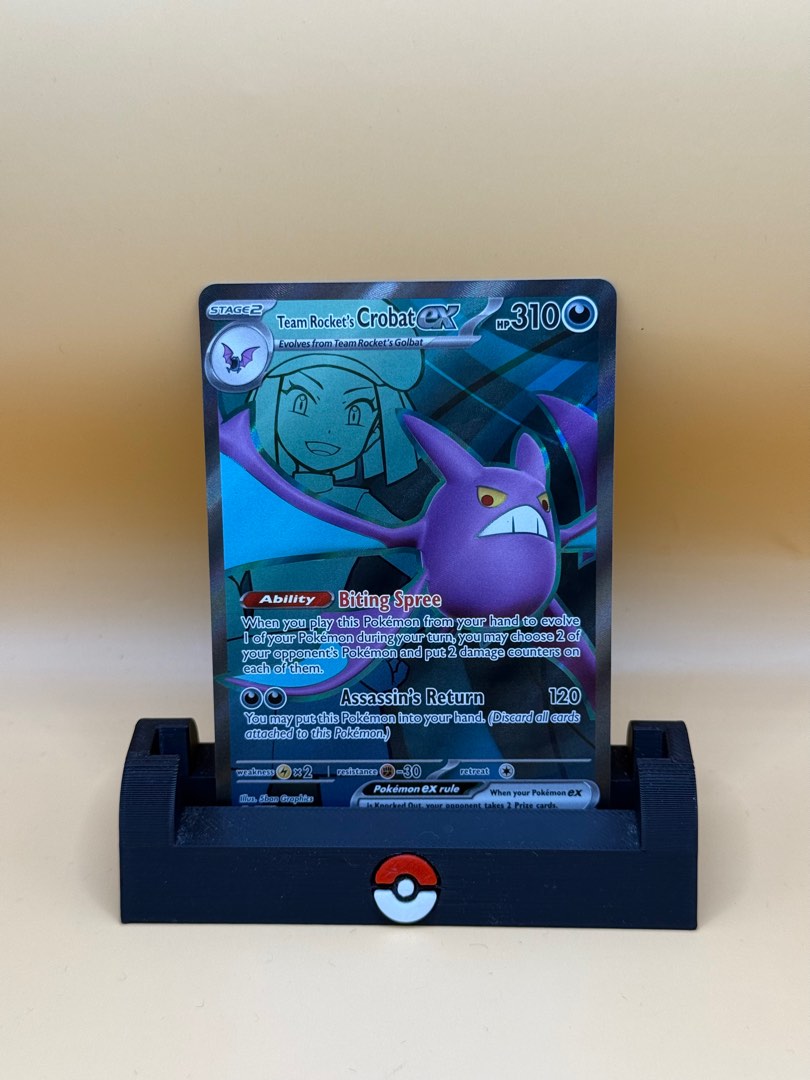 Ultra Rare | Team Rocket's Crobat ex 217/182 | Destined Rivals (DRI ...