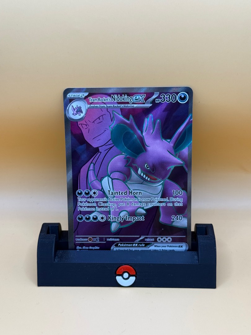 Ultra Rare | Team Rocket's Nidoking ex 216/182 | Destined Rivals (DRI ...