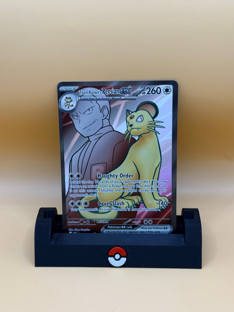 Ultra Rare | Team Rocket's Persian ex 218/182 | Destined Rivals (DRI ...