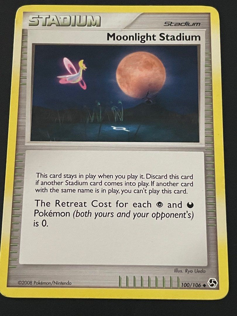 VINTAGE 2008 Pokémon Card - Moonlight Stadium 100/106 - Cresselia ...