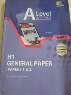 A-Level General Paper Study Books, Hobbies & Toys, Books & Magazines ...
