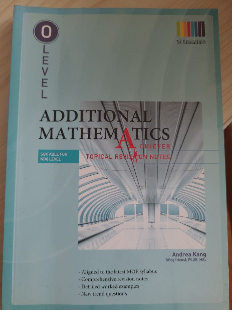 Additional Mathematics O Level Topical Revision Notes, Hobbies & Toys ...