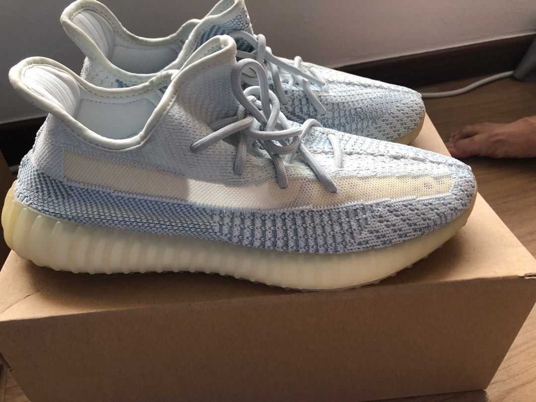 Adidas Yeezy Boost 350 V2 CLOUD WHITE non reflective , Men's Fashion ...