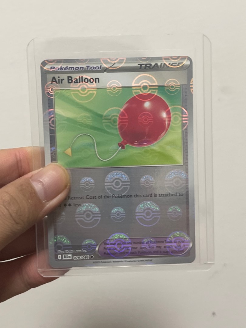 Air Balloon 079/086 Pokeball ETB Promo Pokemon Destined Rivals Mega ...