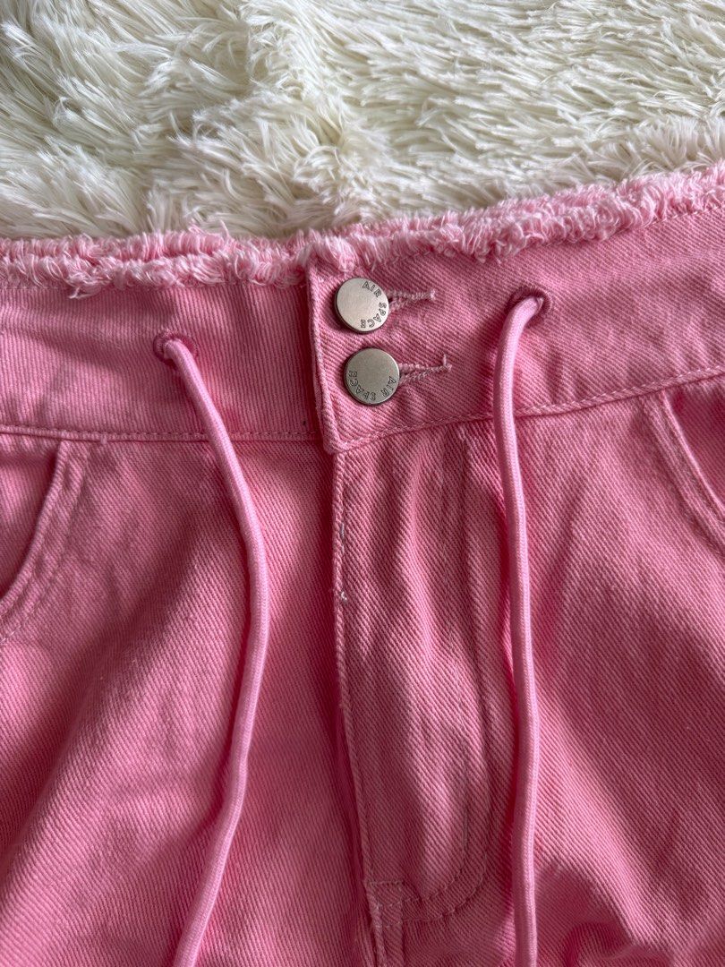 Air Space Plus Pink Wide Leg Jeans XL, Women's Fashion, Bottoms, Jeans ...