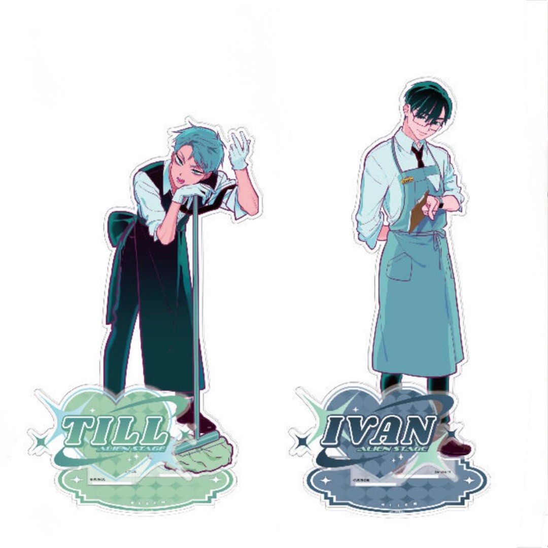 Alien Stage Till & Ivan Acrylic Stands, Hobbies & Toys, Memorabilia ...