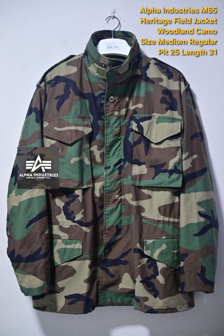 Alpha Industries M65 Heritage Field Jacket, Men's Fashion, Coats ...