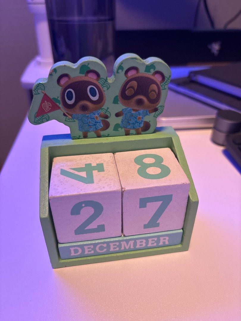 Animal Crossing Tom Nook Perpetual Calendar, Hobbies & Toys, Toys ...