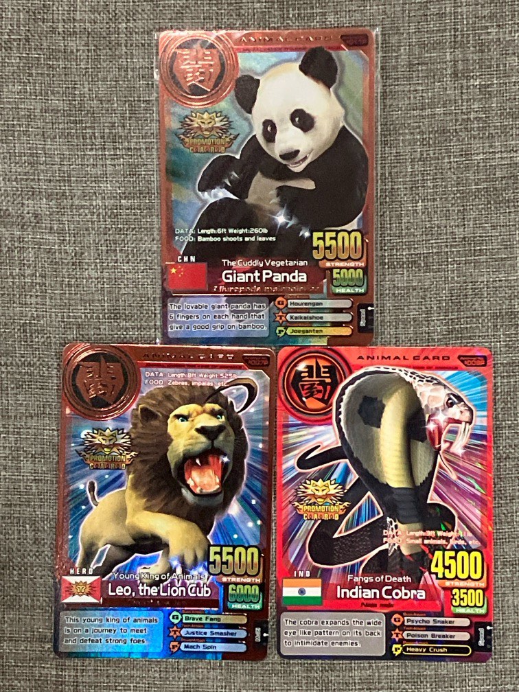 Animal Kaiser plus promotion cards, Hobbies & Toys, Toys & Games on ...