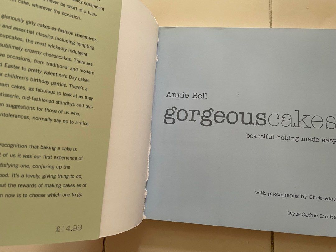 Annie Bell Gorgeous Cakes Cookbook, Hobbies & Toys, Books & Magazines ...