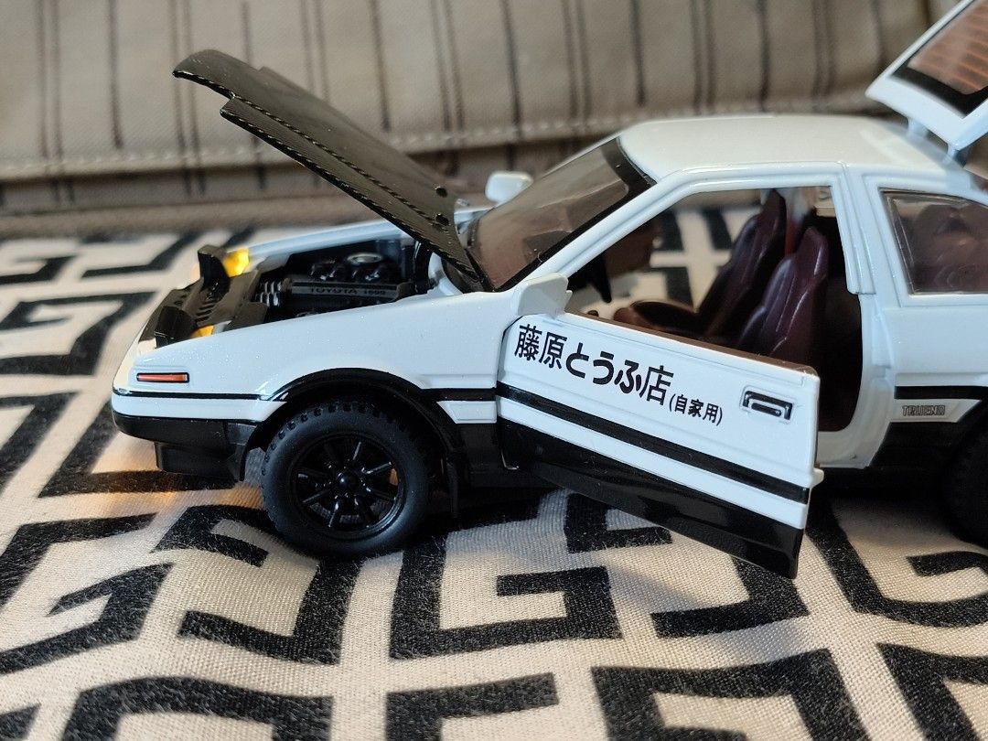 Initial D Aoshima Toyota Sprinter Trueno AE86 Snap Kit, Hobbies & Toys ...