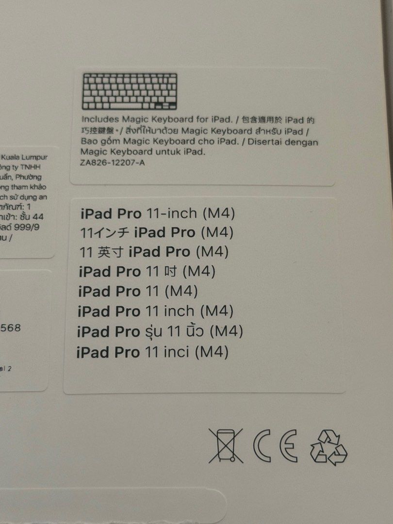 Apple iPad Magic Keyboard 11-inch (M4/M5), Computers & Tech, Parts ...