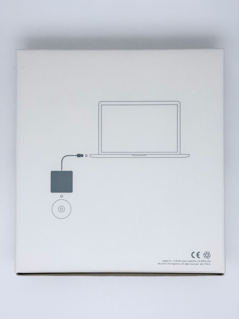 Apple USB SuperDrive for Macbook discontinued 絶版 原廠 超級光碟機 燒碟機 CD DVD ...