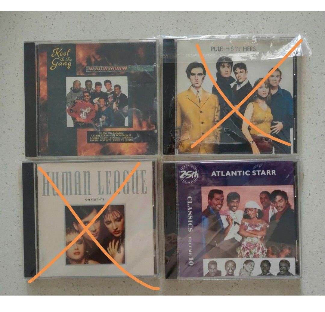 Assorted Music CDs - 90s/Early 2000s human league, kool and the gang ...