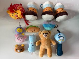 $10 for all.assorted Plush Toys - Elmo, Hello Kitty, Pokemon, and More ...