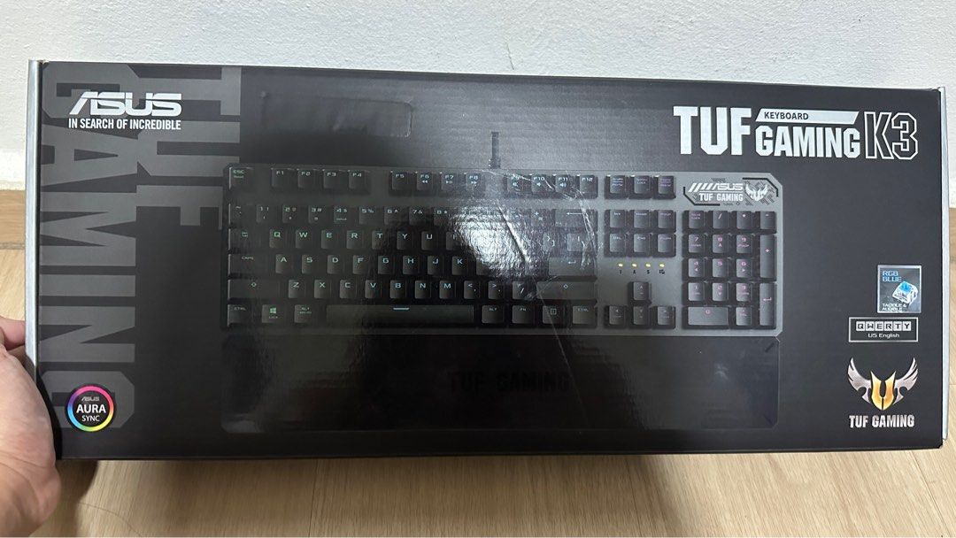 ASUS TUF Gaming K3 Mechanical RGB Keyboard, Computers & Tech, Parts ...