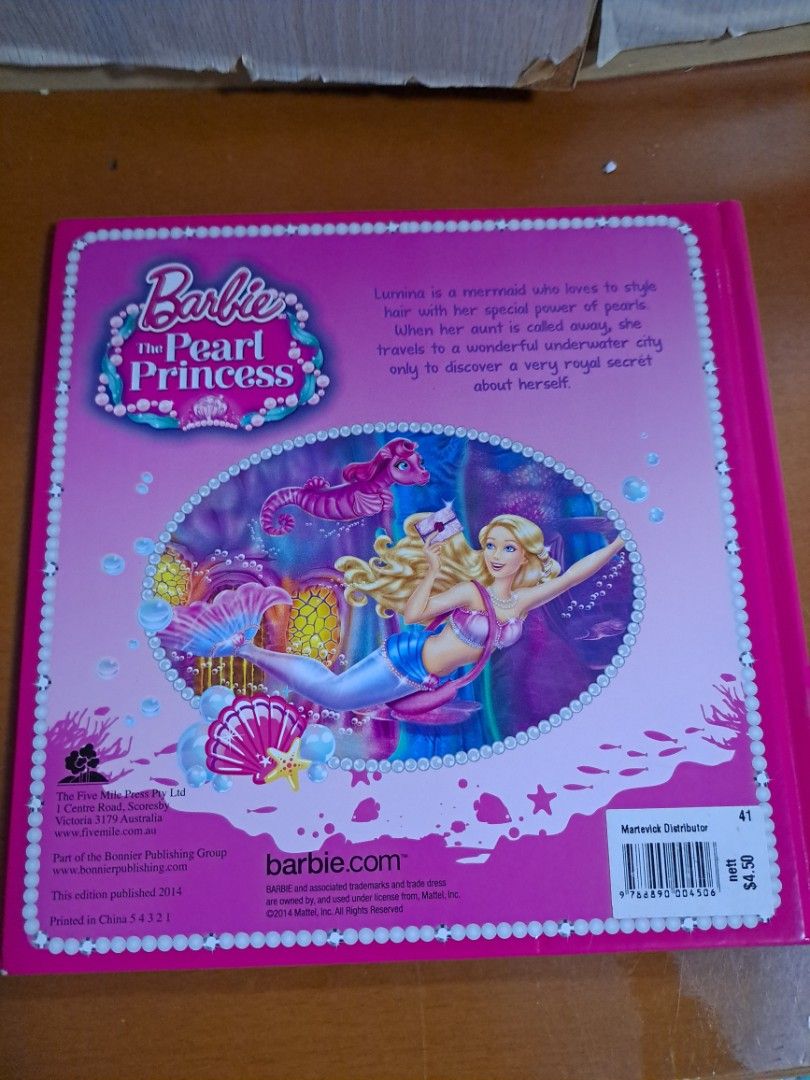 Barbie The Pearl Princess Book, Hobbies & Toys, Books & Magazines ...