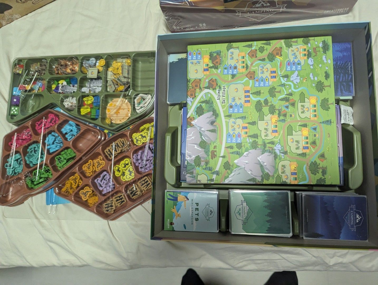 Bear Mountain Camping Adventure Board Game Deluxe Kickstarter Edition ...