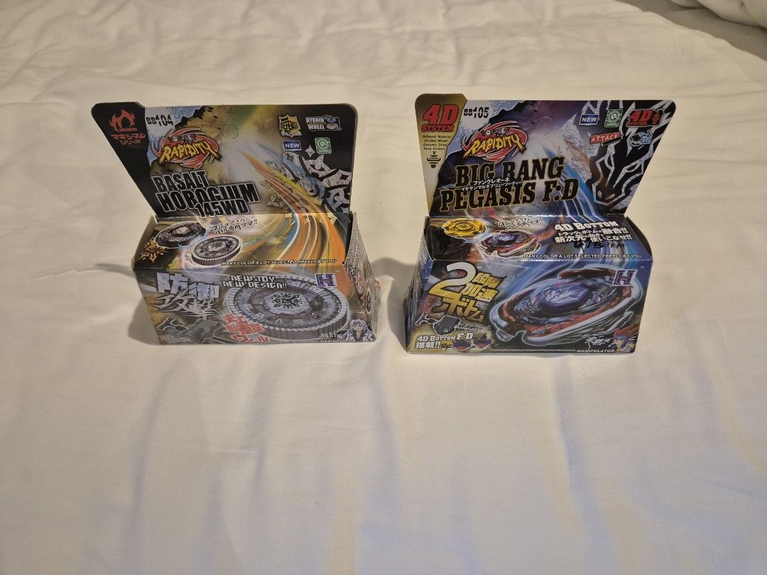 Beyblade Metal Fight (Basalt Horogium 145WD & Big Bang Pegasis F:D ...