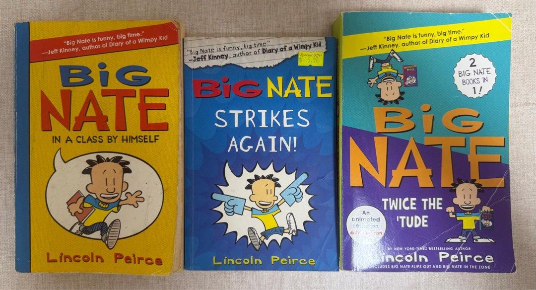 Big Nate Book Collection by Lincoln Peirce, Hobbies & Toys, Books ...