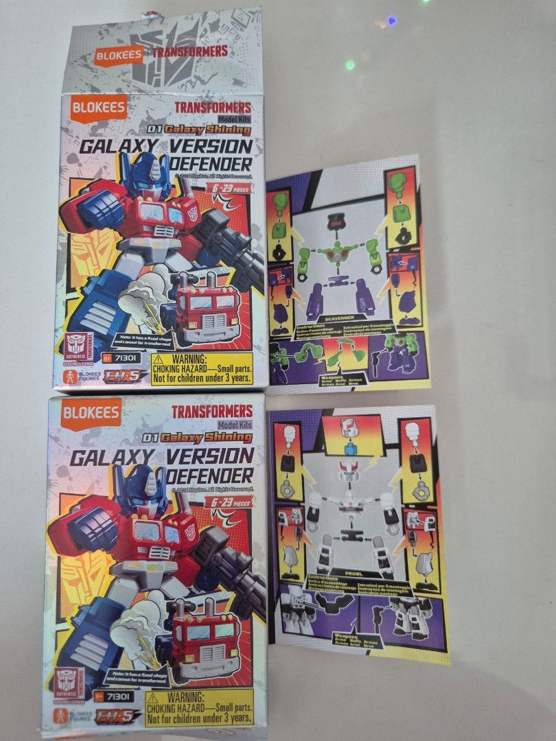 Blokees Transformers Galaxy Version defender 01, Hobbies & Toys, Toys ...