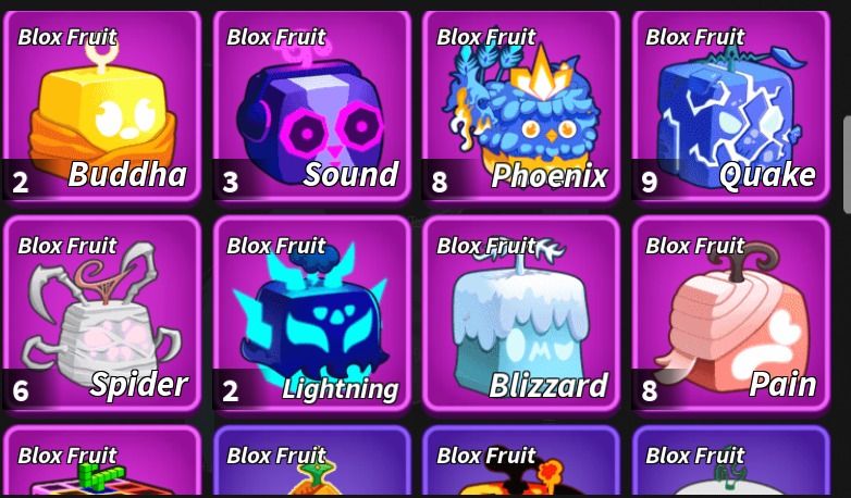 Blox Fruits - Gas, Shadow, Gravity, Control, Mammoth, Venom, Spirit ...