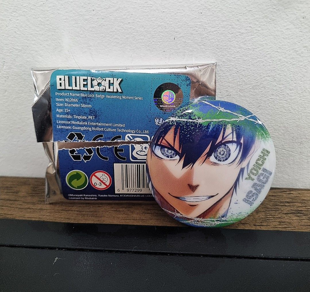 Blue Lock Yoichi Isagi -(Awakening Moment )-Badge, Hobbies & Toys ...