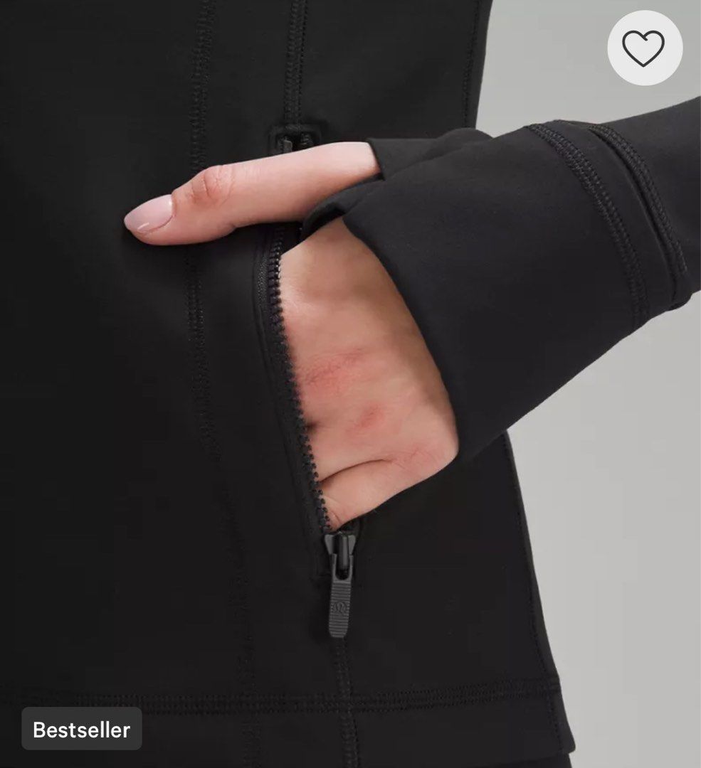 BN [4] Lululemon Define Jacket Black Nulu Size 4, Women's Fashion ...