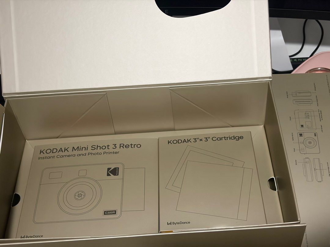 Bytedance Gift Kodak Mini Shot 3 Retro Instant Camera & Photo Printer ...