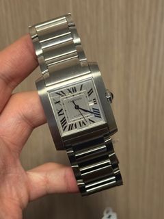 Cartier Tank Asymetrique Skeleton Platinum WHTA0012, Luxury, Watches on ...