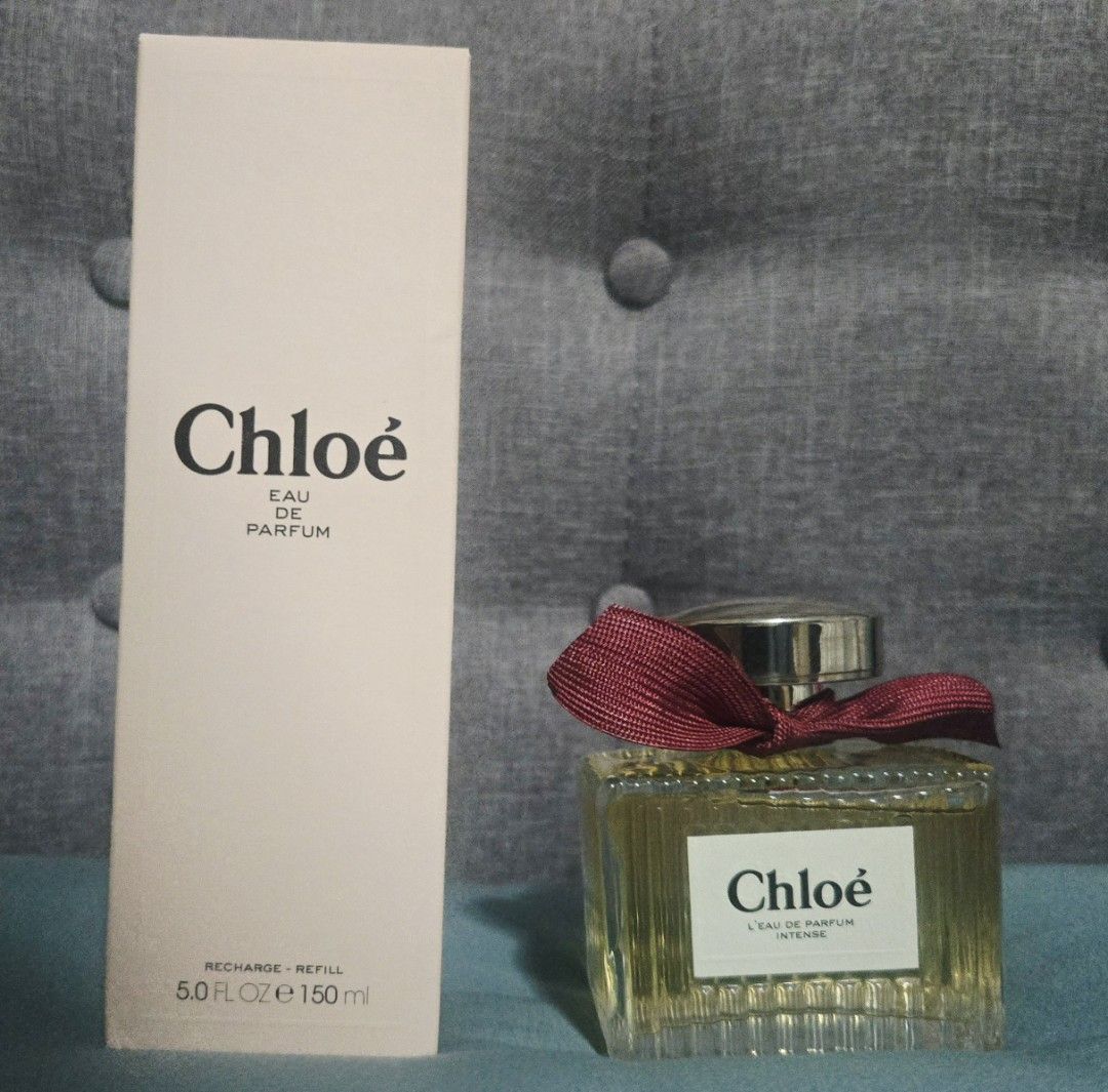 Chloe Eau de Parfum Intense 100ml + 150ml refill, Beauty & Personal ...