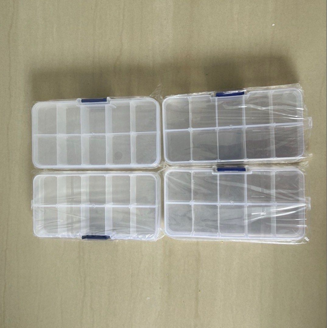 Clear Plastic Storage Boxes, Furniture & Home Living, Home Improvement ...