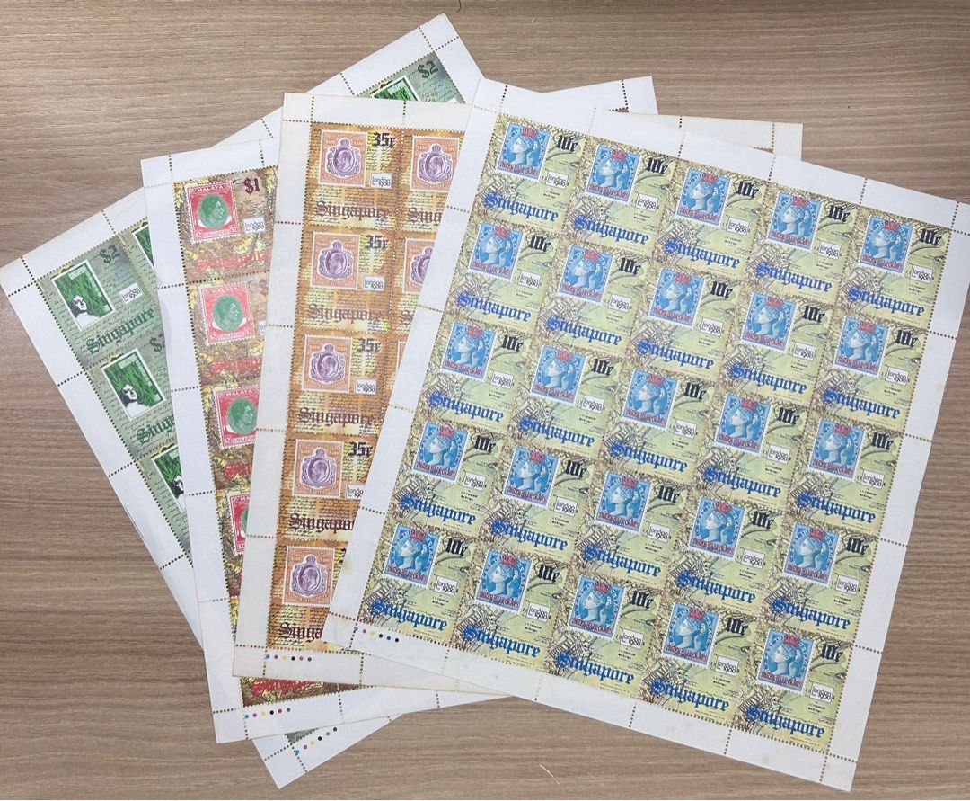 Clearing Stocks: Singapore 1980 London Stamp Exhibition Set of 4 in ...