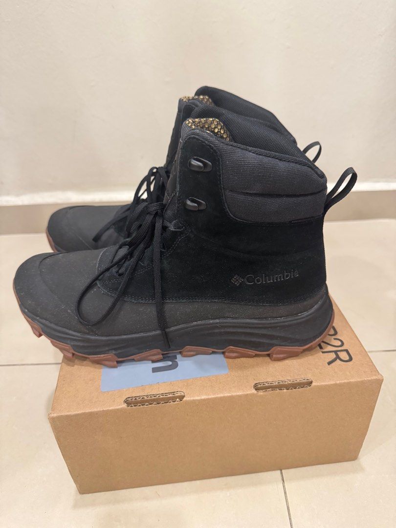 Columbia Men's Expeditionist Shield Snow Boot, 2024 Black/Graphite, US ...