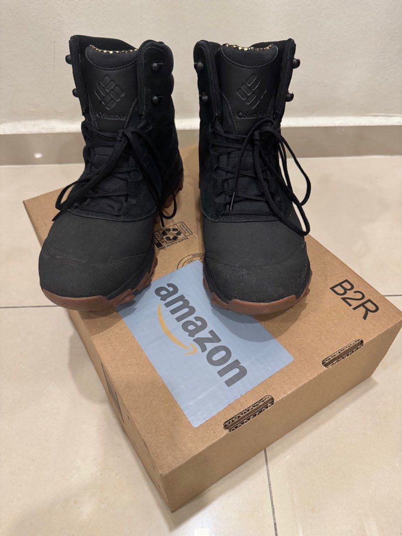 Columbia Men's Expeditionist Shield Snow Boot, 2024 Black/Graphite, US ...