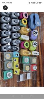 [Paper cutter] Paper Punch Set with Case - Various Shapes for children ...