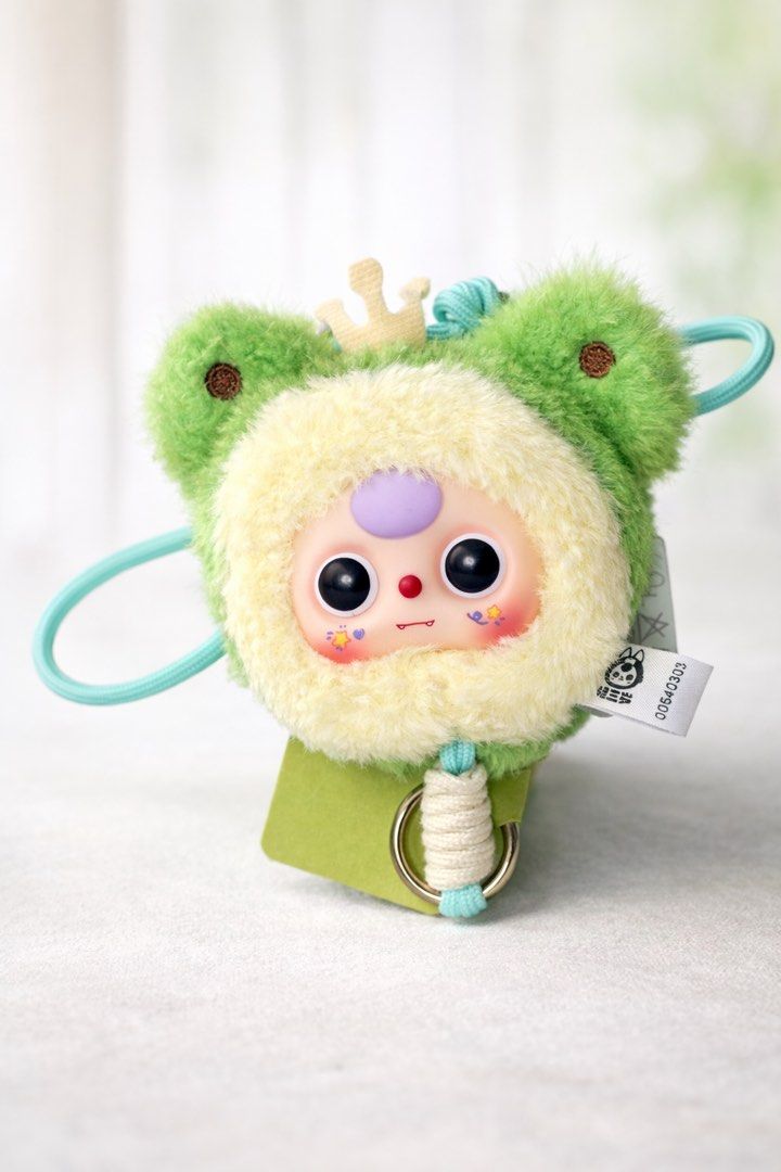 baby three Cute Frog Plush Keychain / lanyard, Hobbies & Toys, Toys ...