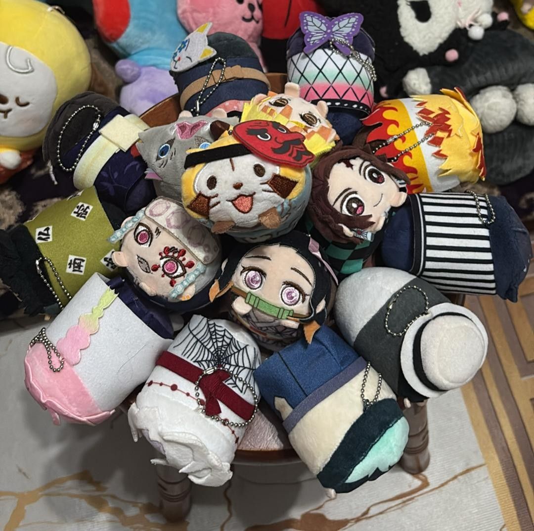 Demon Slayer Plushies Ky Tsum Combo, Hobbies & Toys, Toys & Games on ...